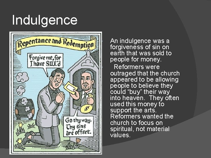 Trouble for the Catholic Church THE REFORMATION The