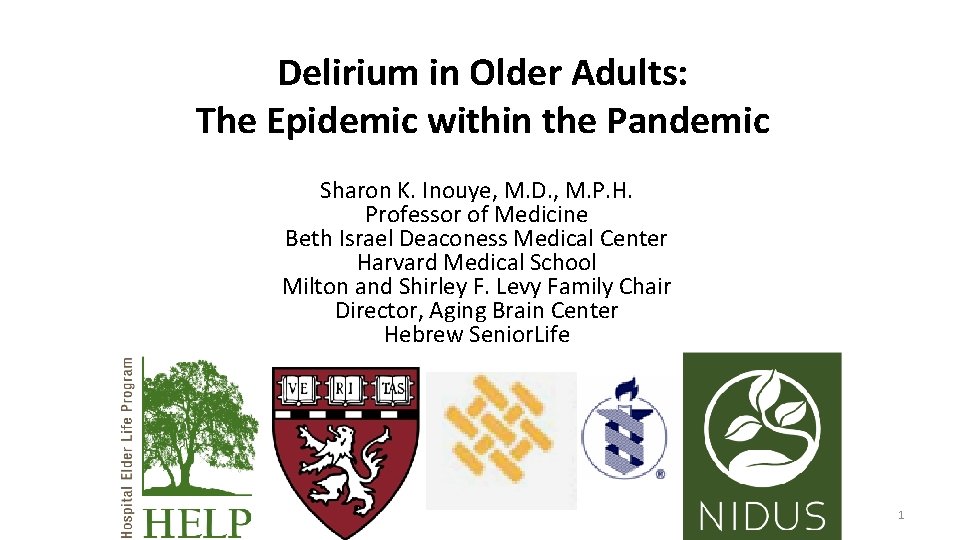 Delirium in Older Adults The Epidemic within the