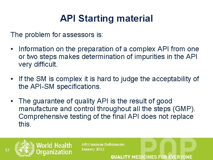 API Assessment Common Deficiencies Isabel Ortega and Antony