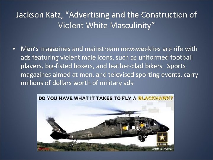 MassMediated Masculinities The Impact of Advertising Big Questions