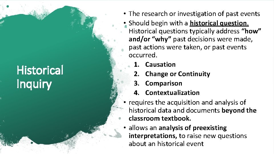 American History II Honors Spring 2020 Heritage High