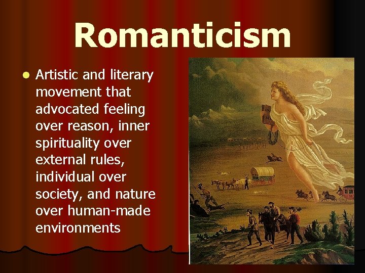 U S Cultural Movements of Early 1800 s