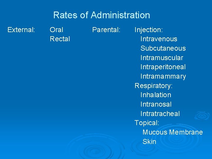 Pharmacokinetics BSCI 493 March 2008 Pharmacokinetics The absorption