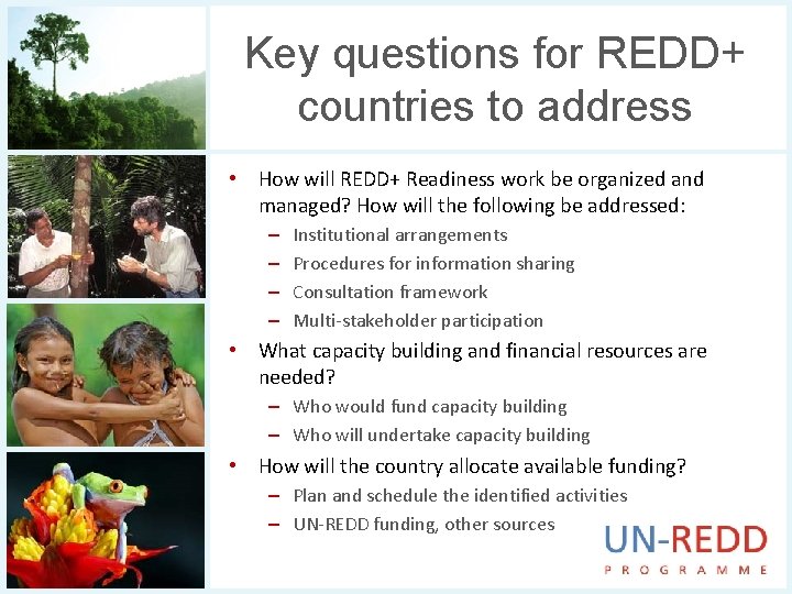 Introducing the REDD Roadmap Process Bangladesh REDD Roadmap