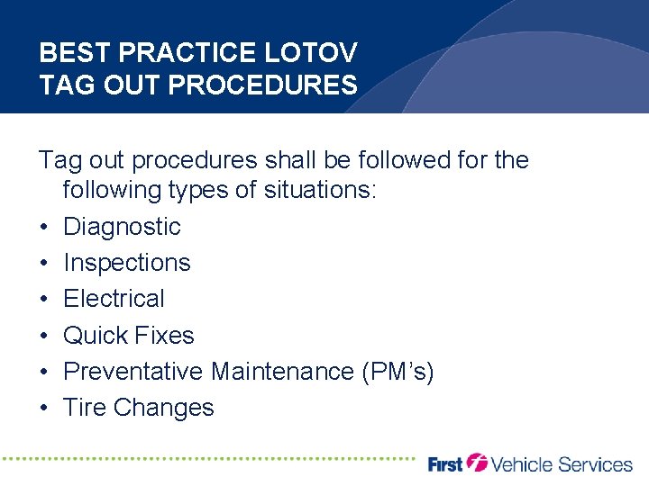 1 BEST PRACTICE COMMUNICATING THE WAY LOTOV BEST