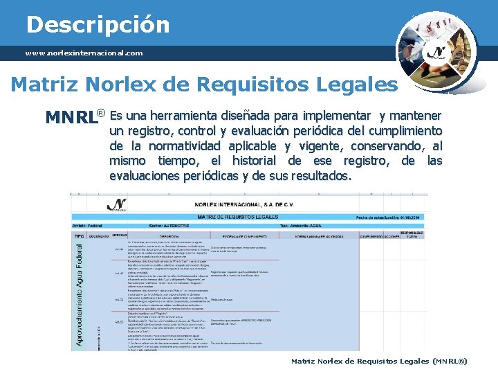 Matriz Norlex de Requisitos Legales www norlexinternacional com