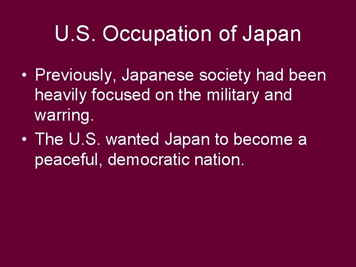 Rebuilding Japan After WWII The Korean War and