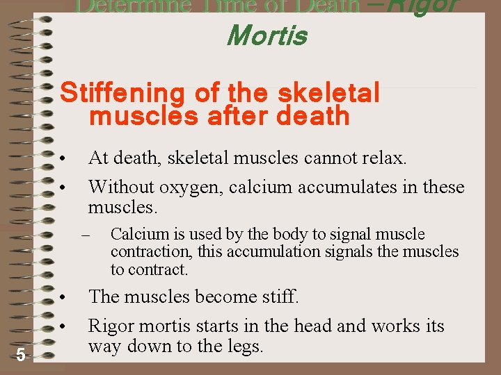 Death Meaning Manner Mechanism Cause and Time Chapter