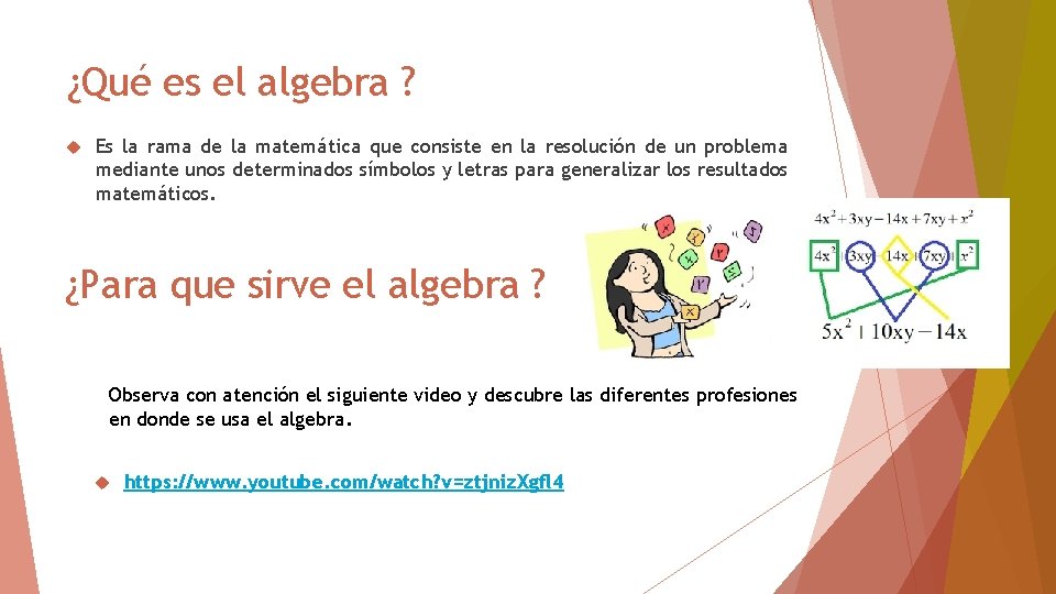 Liceo Miguel Rafael Prado Matemtica Introduccin al Algebra