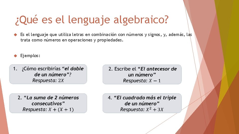 Liceo Miguel Rafael Prado Matemtica Introduccin al Algebra