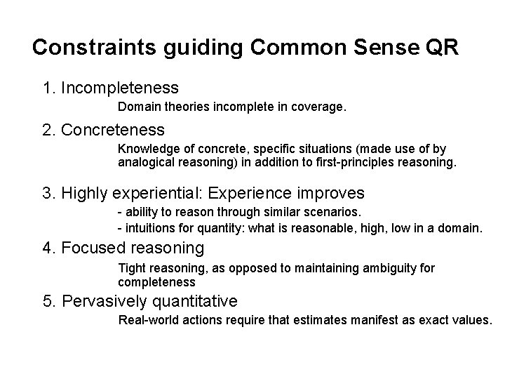 Analysis of strategic knowledge used in Back of