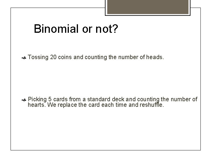 The Binomial and Geometric Distributions Chapter 8 8