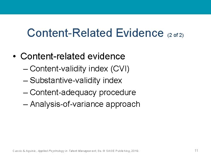 Chapter 7 Validation and Use of IndividualDifferences Measures