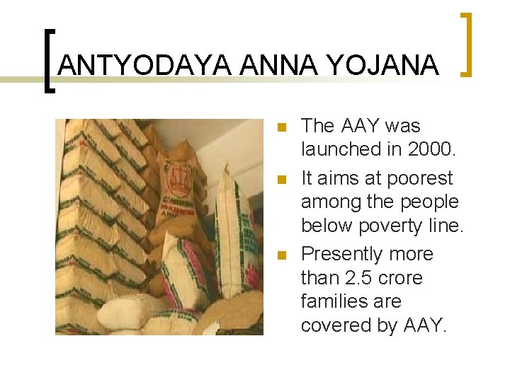 WHAT IS FOOD SECURITY FOOD SECURITY Food security