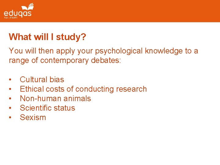 AS and A Level Psychology Why choose psychology