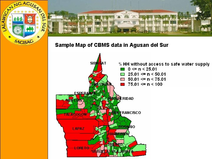 CBMS IN THE PROVINCE OF AGUSAN DEL SUR