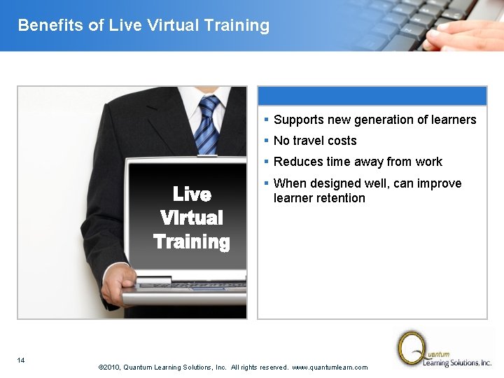 Best Practices for Live Virtual Learning Todays Speaker