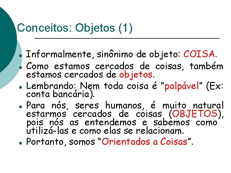 Anlise Orientada a Objetos Maria Augusta Constante Puget