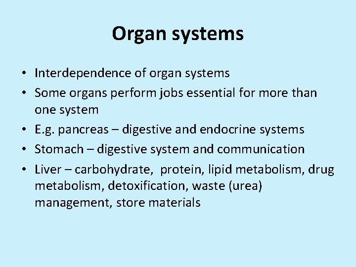 Human Systems Body Organization Human Body 100 trillion