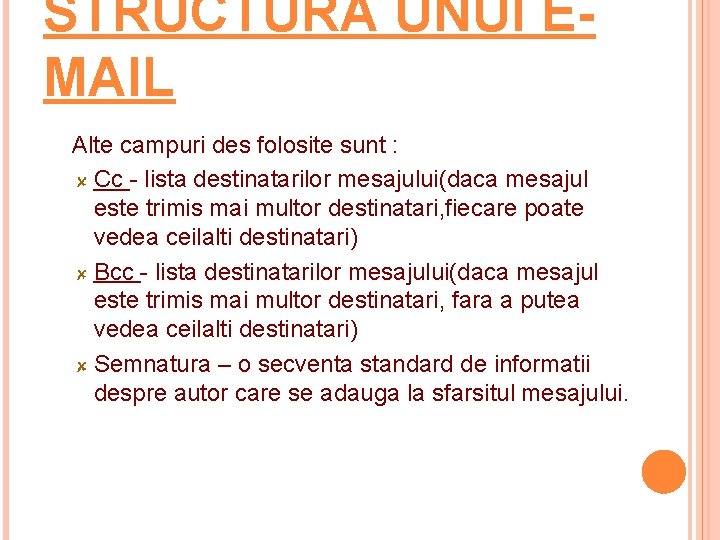 EMAILUL Grosan Antonia clasa a VIIa B Colegiul