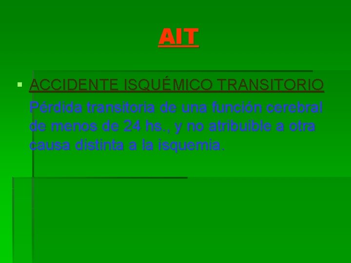 PACIENTE CRTICO Aquel que presenta inestabilidad de al