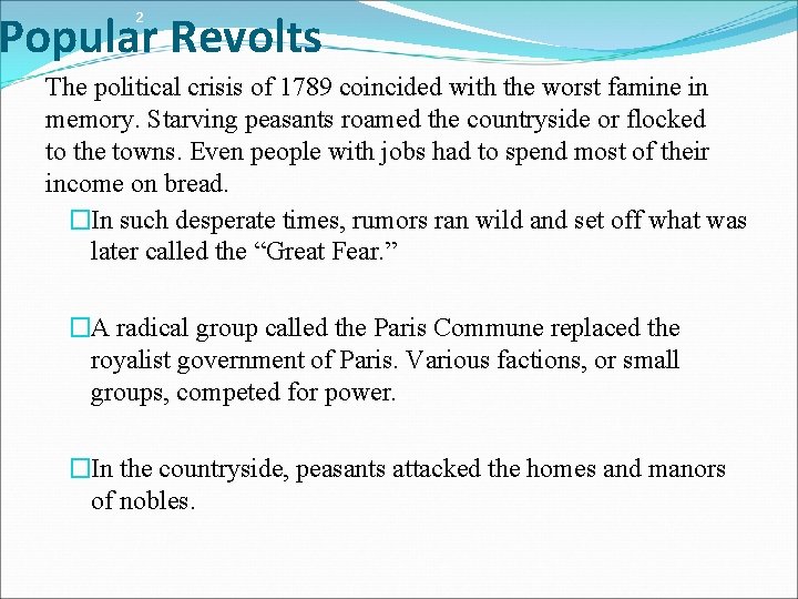 Chapter 19 The French Revolution and Napoleon Bell