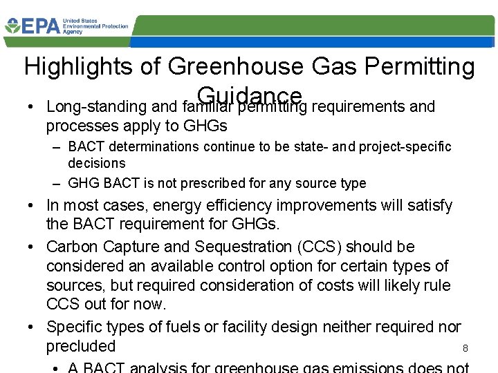 Greenhouse Gas Permitting One Year After the Tailoring