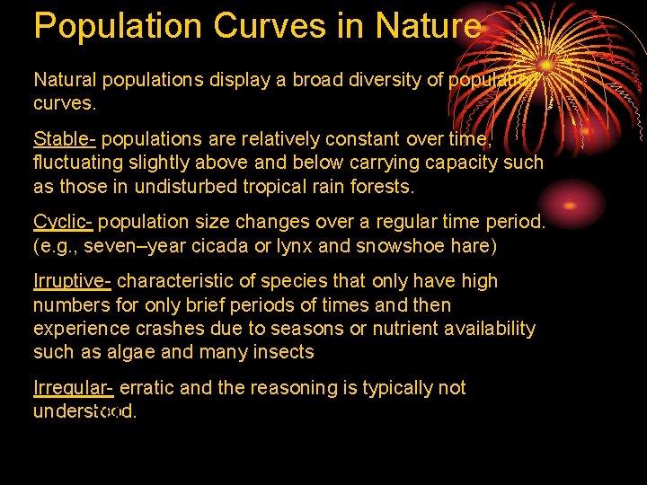 AEA Biology Population Dynamics Carrying Capacity and Conservation