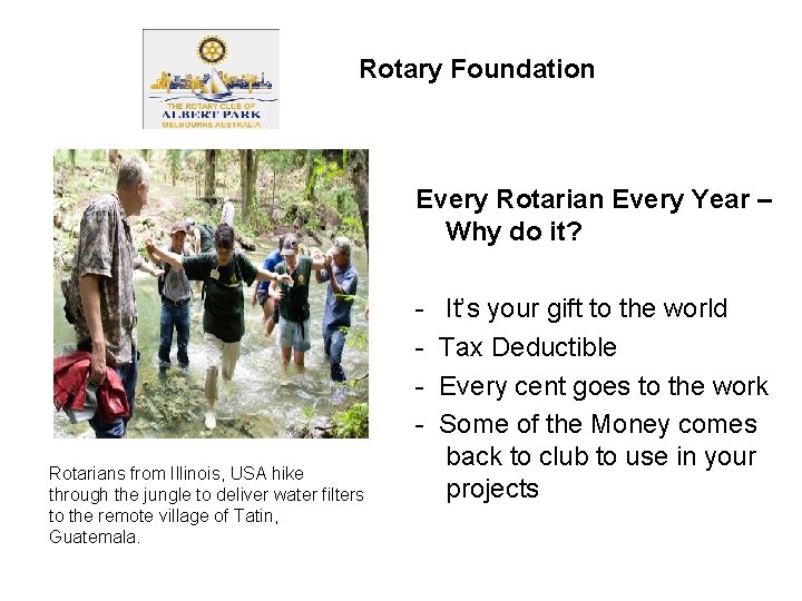 Rotary Foundation Henry Blatman Rotary Foundation Director for