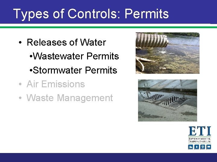 Environmental Training Institute ETI Environmental Controls Part 1