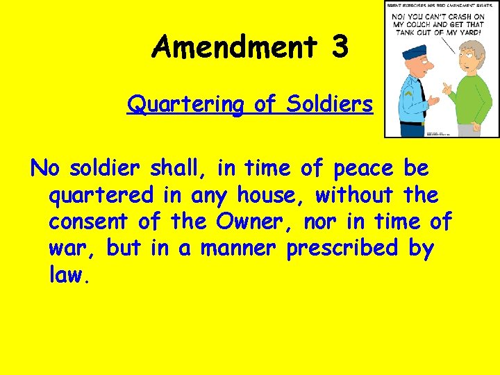 THE CONSTITUTION The Bill of Rights Amendments 11