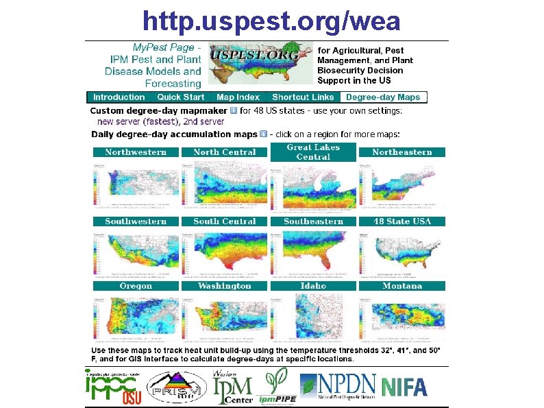 IPPC DegreeDay Models including DouglasFir Needle Midge Contarinia