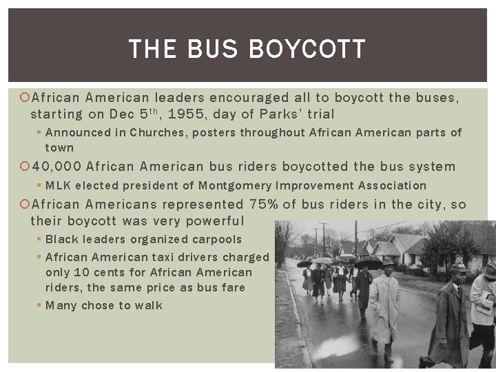 TAKING ACTION Montgomery Bus Boycotts The Greensboro Four
