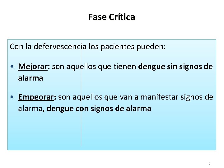 DENGUE DEFINICIN DE CASO FASES Y CLASIFICACIN Dra
