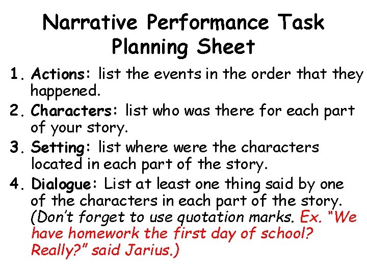 1 Enter class quietly 2 Get your binder
