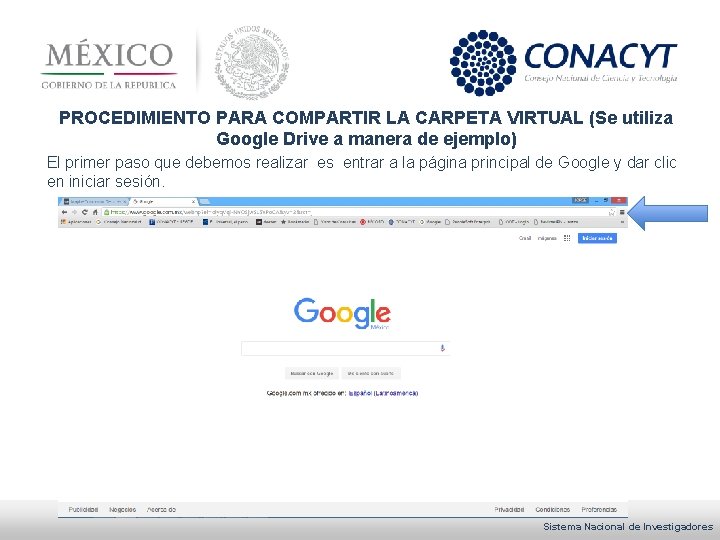 Recomendaciones para organizar y compartir la carpeta virtual