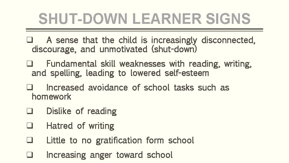 EMOTIONAL SHUTDOWN LEARNER Vesna Sok CD 85 ECD