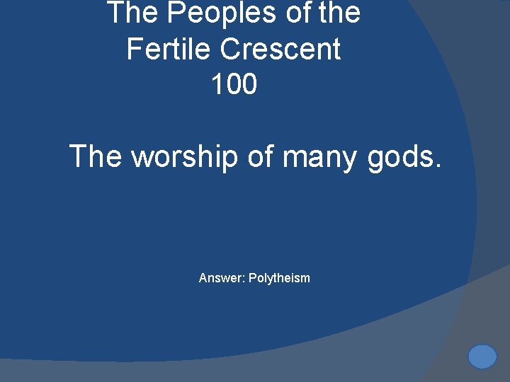 Mesopotamia The Peoples of the Fertile Crescent Stone