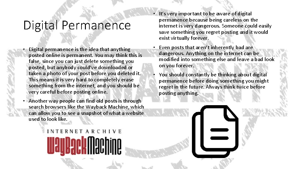 My Digital Footprint Aden Zhu Section 1 How