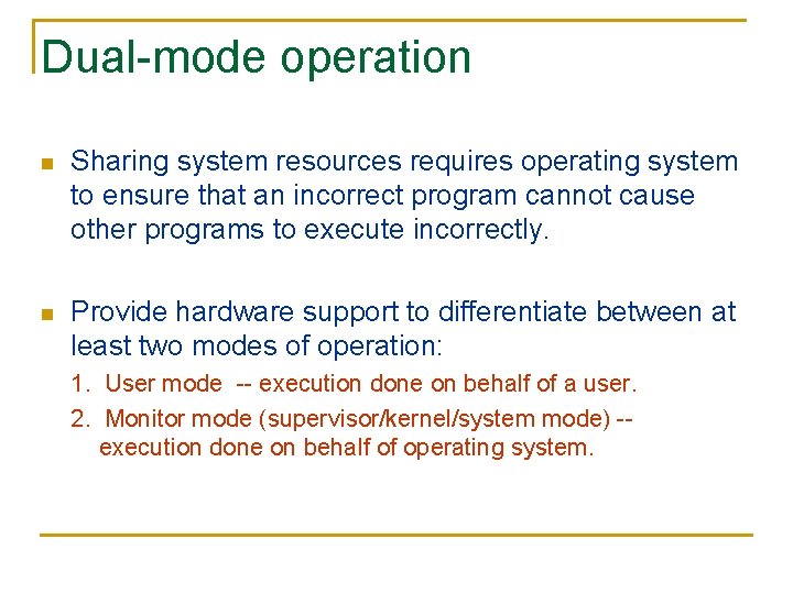 ICS 143 Principles of Operating Systems Lecture 2