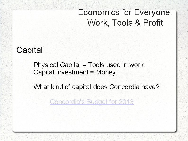 Sociology 323 Economy Society Jim Stanford Part 2
