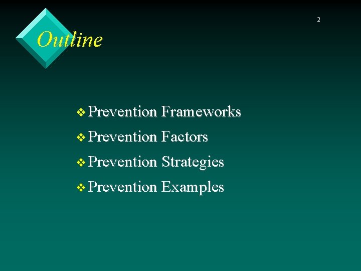 1 Preventing Alcohol Abuse and Dependence NIAAA Social