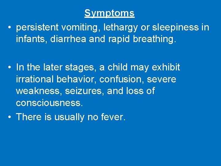 Reys syndrome Inborn errors of metabolism affecting the