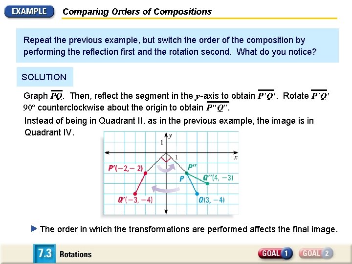 7 5 Glide Reflections Compositions Using Glide Reflections