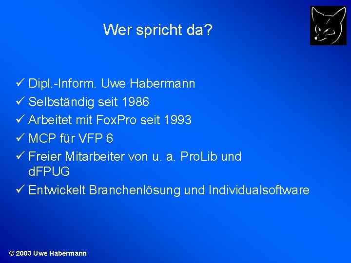 Visual Extend 7 1 Die Entwicklungsumgebung fr VFP