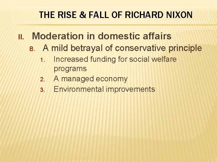 THE RISE FALL OF RICHARD NIXON BG Nixon