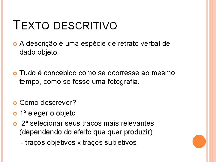 TIPOS DE TEXTO Redao Aula 1 TIPOS DE