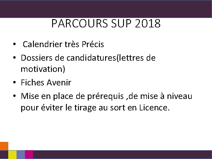 Entrer dans le suprieur aprs un bac L