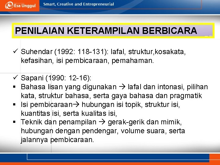 KONSEP DASAR KETERAMPILAN BERBICARA 2 PERTEMUAN KE6 KHUSNUL