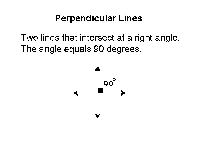Unit 2 Prior Vocabulary Gallery Parallel Lines Two